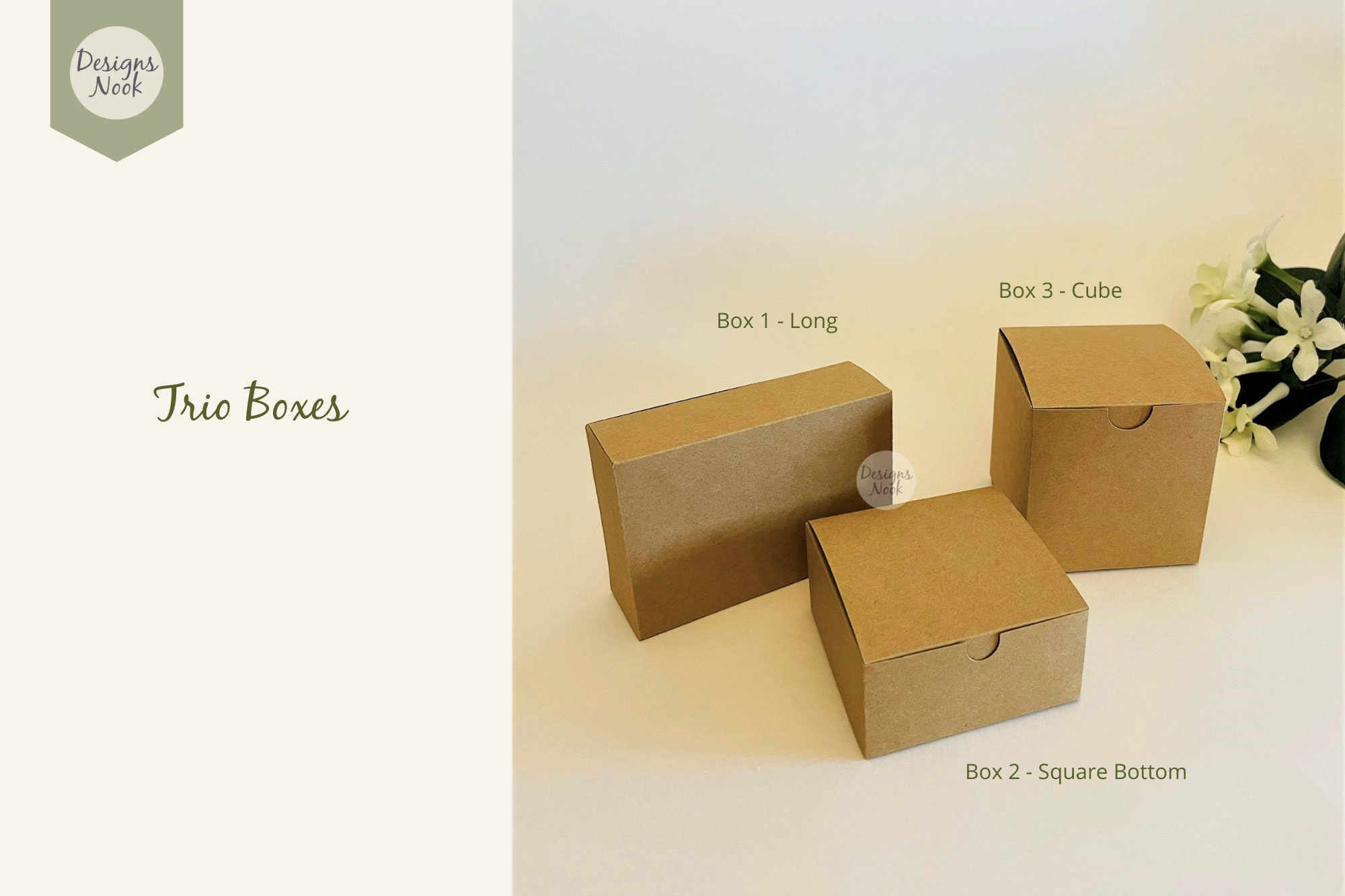 Basic Rectangle and Cube Box Box Cut File Templates Gift - Etsy