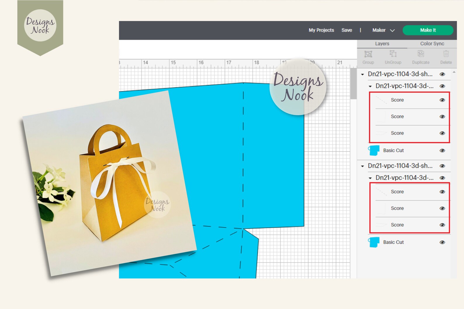 Shopping Bag Template, Shopping Bag SVG, Gift Box SVG, Favour Box SVG ...