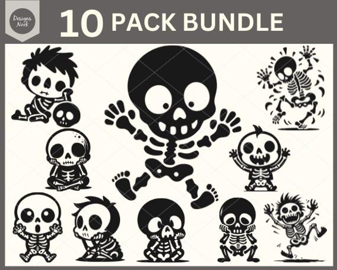 Skeleton Svg, Halloween Baby Skeleton SVG, Halloween Svg, Skeleton Svg ...