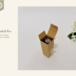 Lipstick Box SVG Template, Lipstick Box PDF Printable, Lipstick Makeup ...