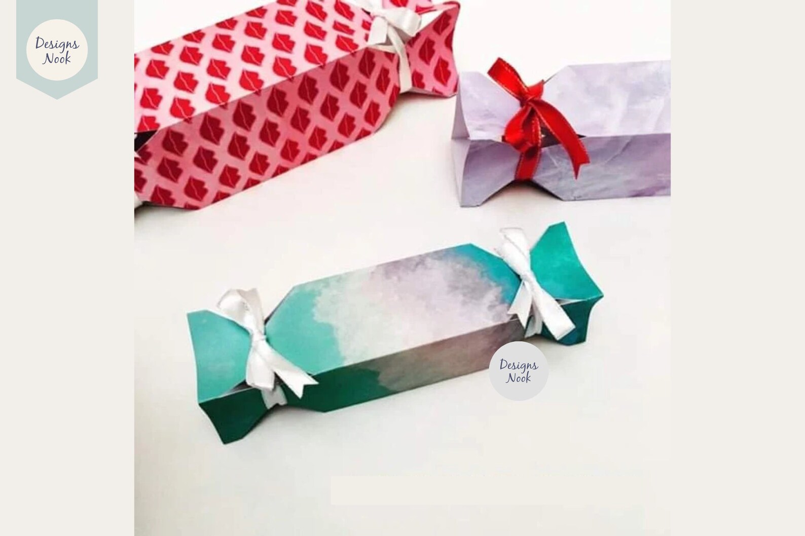 Candy Wrap Box Template V1 Gift Box Treat Box Favor Box - Etsy