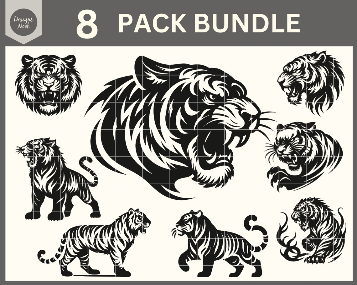 Tiger Svg, Tiger Scene Svg, Tiger Svg, Tiger Svg, Tiger Silhouette ...