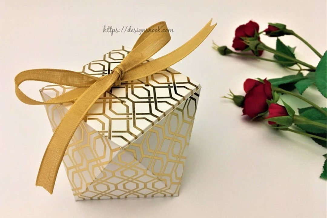 Geometric Box Template, Unique Shape Box, Gift Box, Treat Box, Favor ...