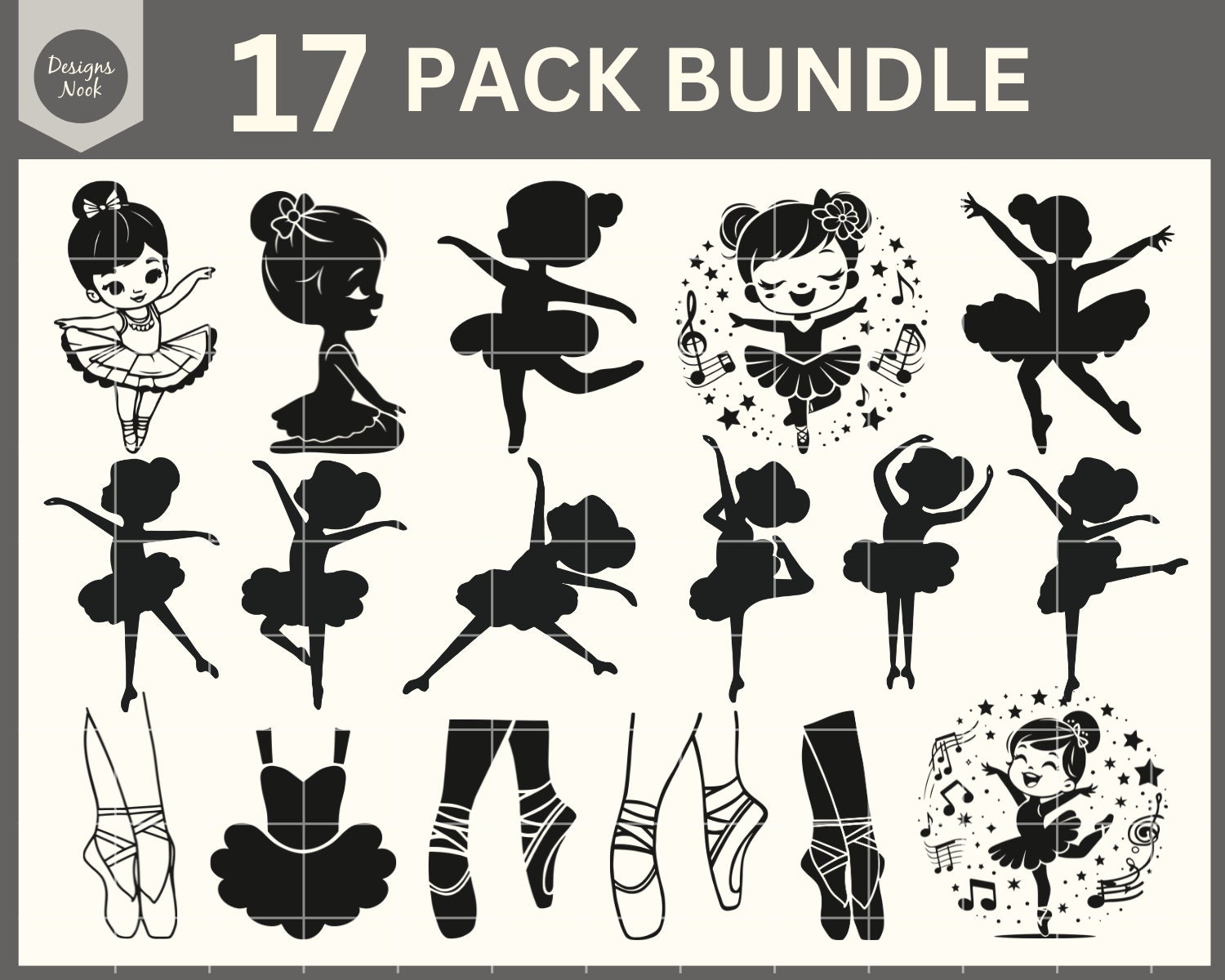 Ballerina SVG Bundle, Ballerina Svg, Little Ballerina Svg, Ballerina ...