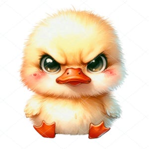 14 Angry Duck Clipart, Angry Duck PNG, Angry Duck JPG, Watercolor Angry ...