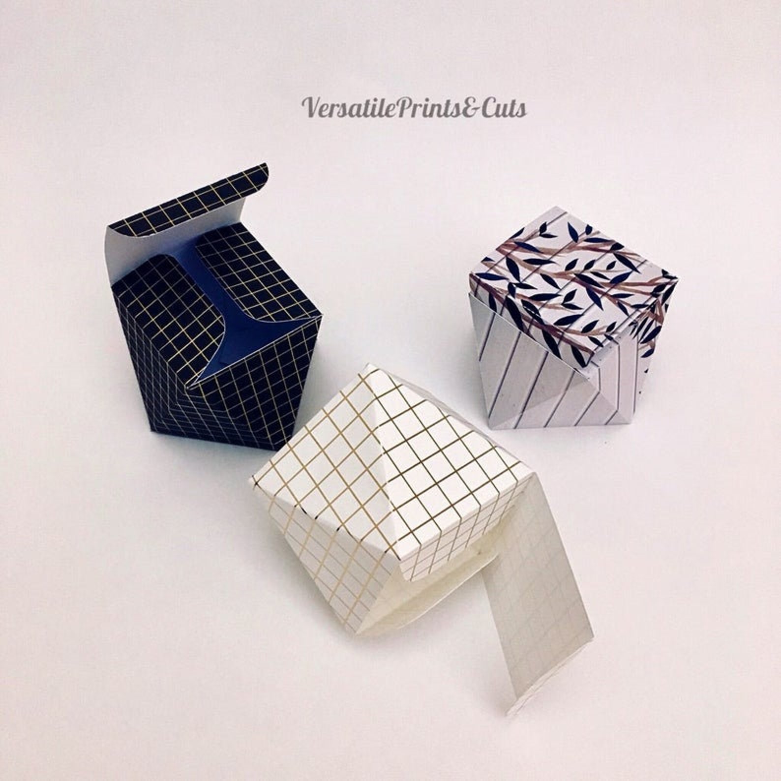 Geometric Box Template 10 Sided Box Unique Shape Box Gift - Etsy