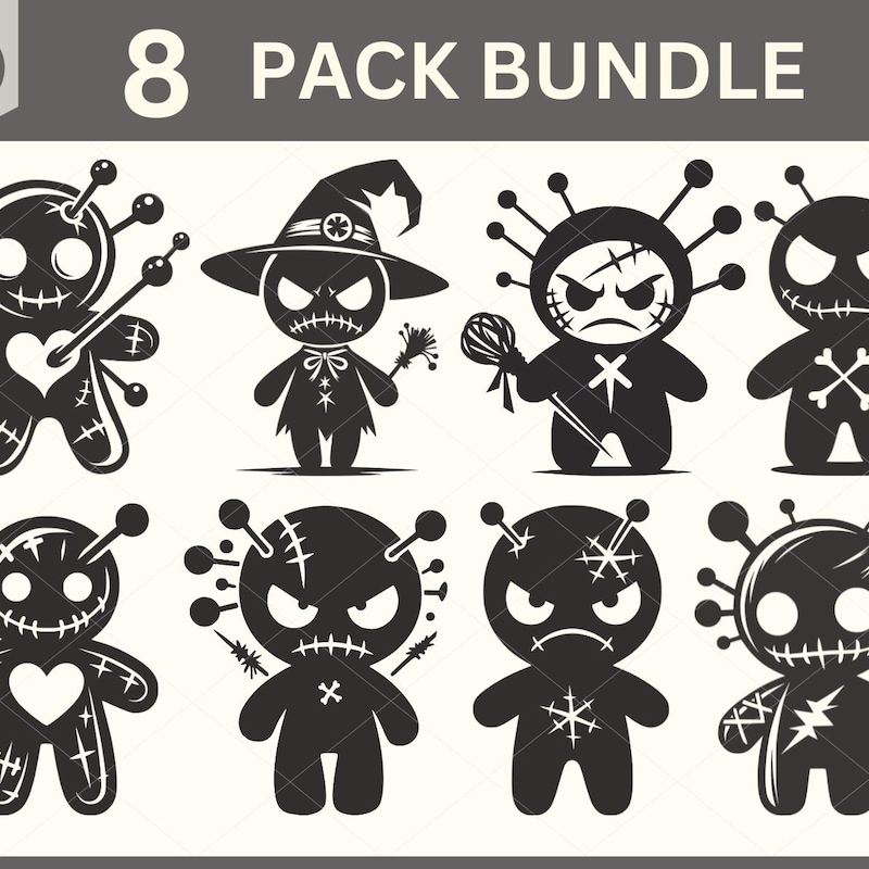 Voodoo Doll Svg - Etsy