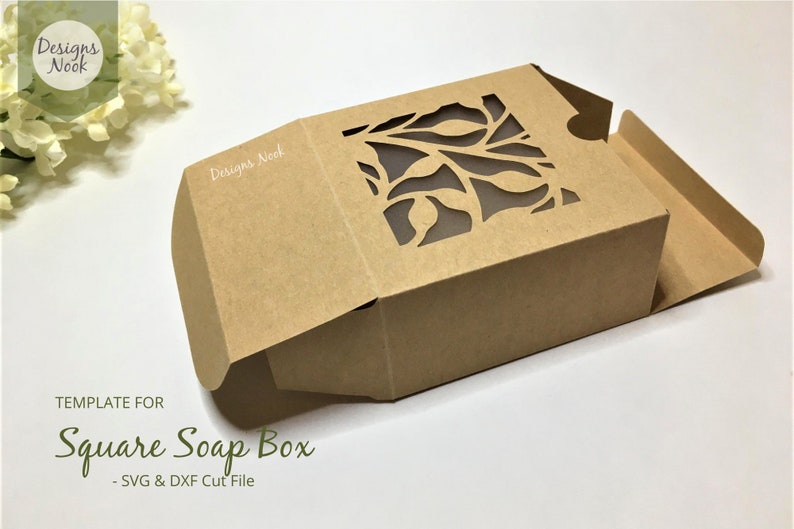 Square Soap Box Template With Window, SVG DXF (digital Download) - Etsy