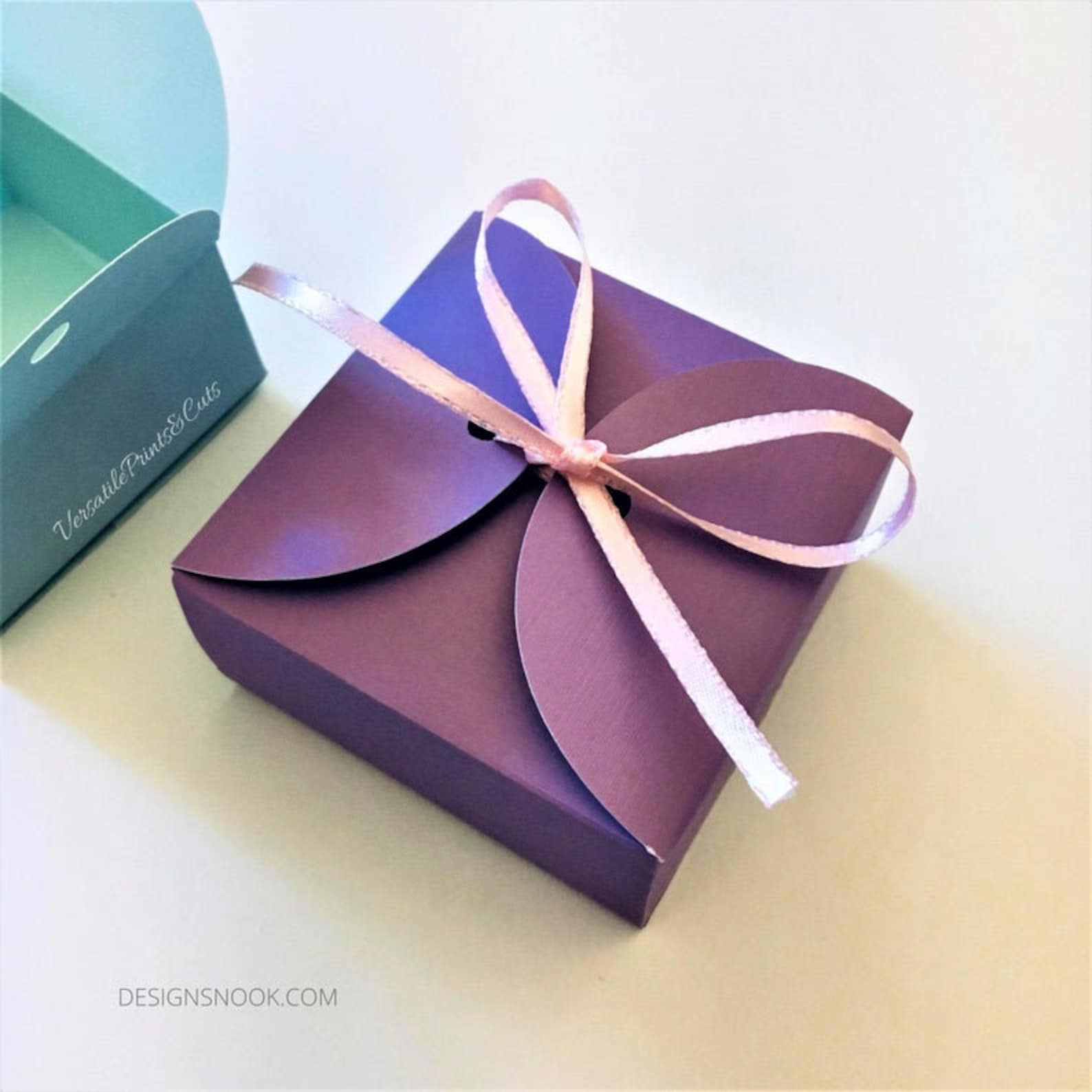 Semi Circle Flap Box V1 - Gift Box, Treat Box, Favor Box, Soap Box, Toy ...