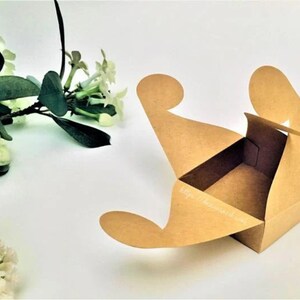 Twist Top Box, Flower Top Box Template V1 - Gift Box, Treat Box, Favor ...