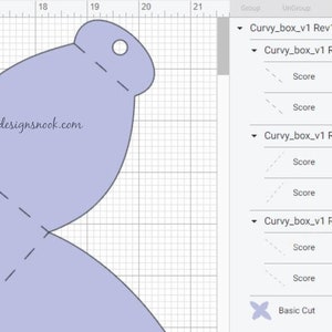 Curvy Box Template V1 - Gift Box, Treat Box, Favor Box, Soap Box, Toy ...