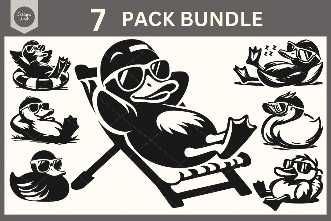 Duck SVG, Duck Svg Bundle, Duck Funny Position Svg, Duck Cut File, Duck ...