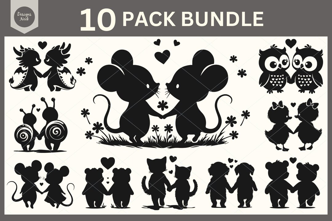 Baby Animals Svg, Cute Baby Animals Svg, Baby Animals Silhouette, Baby ...