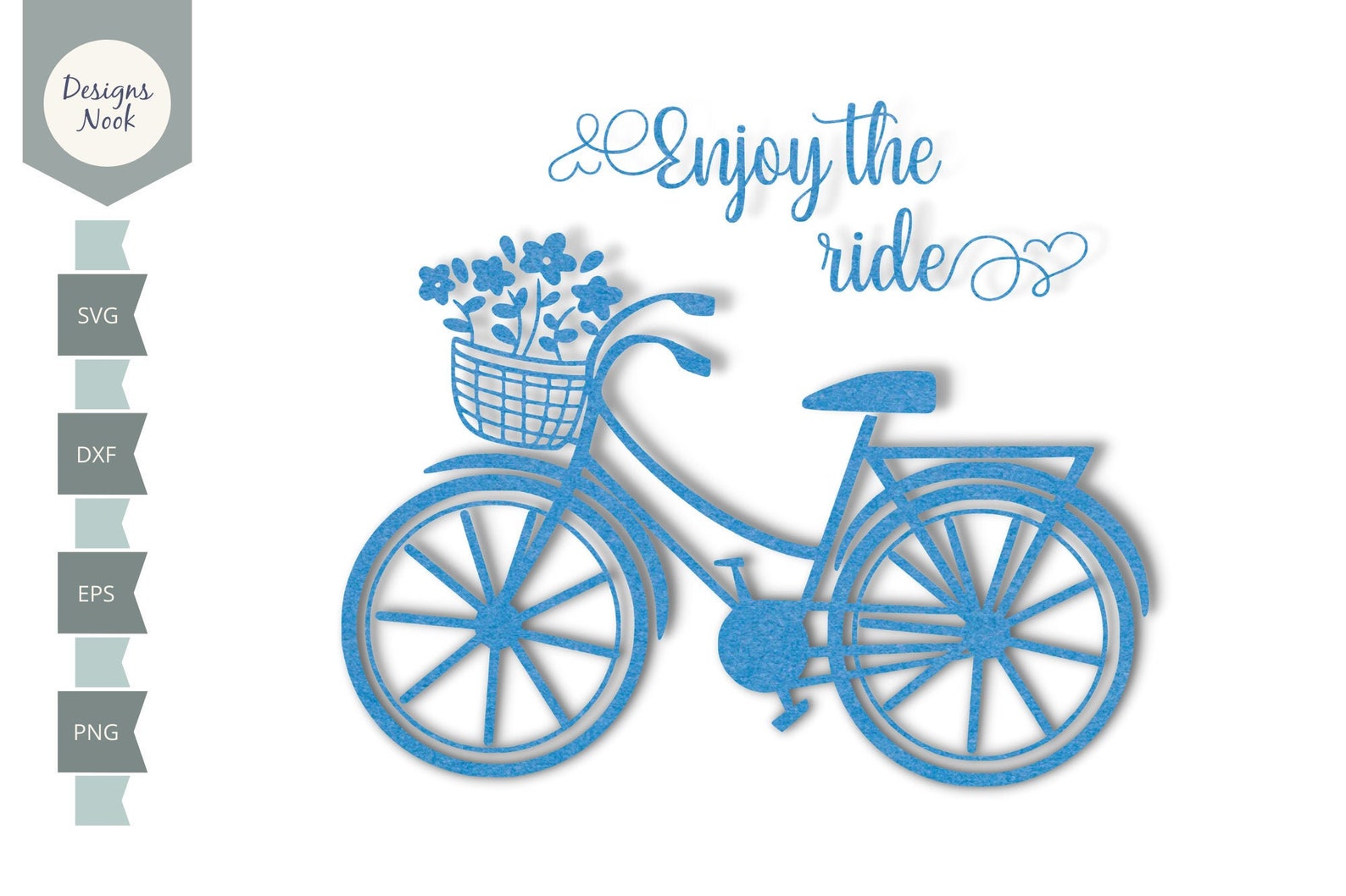 Bicycle Svg Enjoy the Ride Svg Bicycle Cut File Bicycle - Etsy