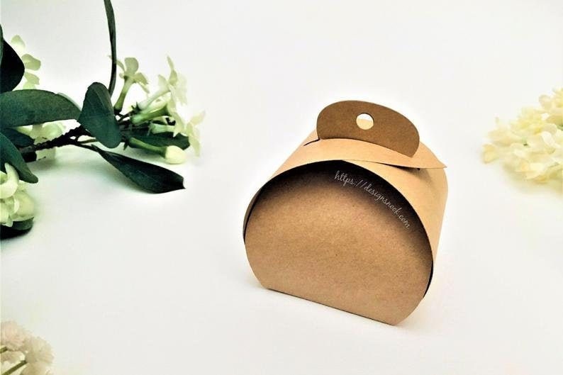 Curvy Box Template V1 - Gift Box, Treat Box, Favor Box, Soap Box, Toy ...