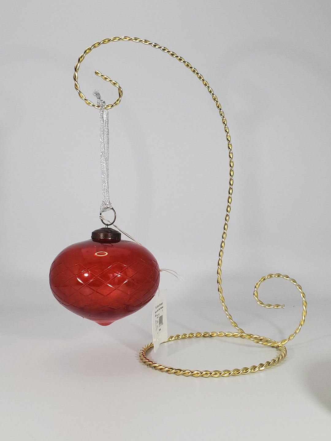 Cranberry Red Mercury Glass Ornament - Etsy