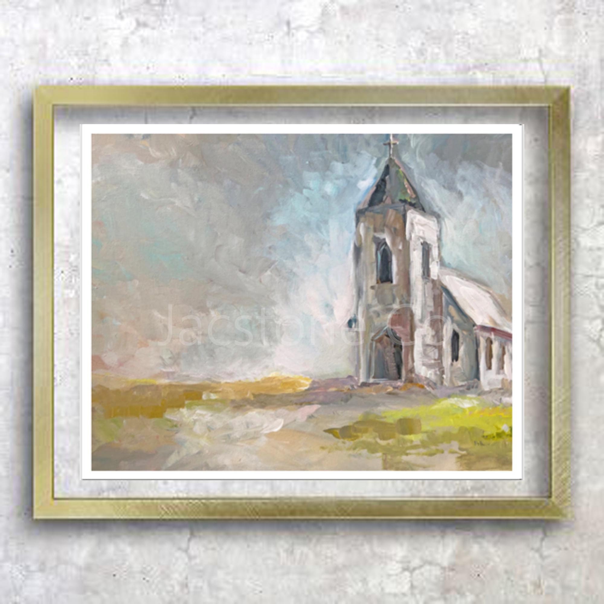 White Church Print Church Print Old Church Religious - Etsy