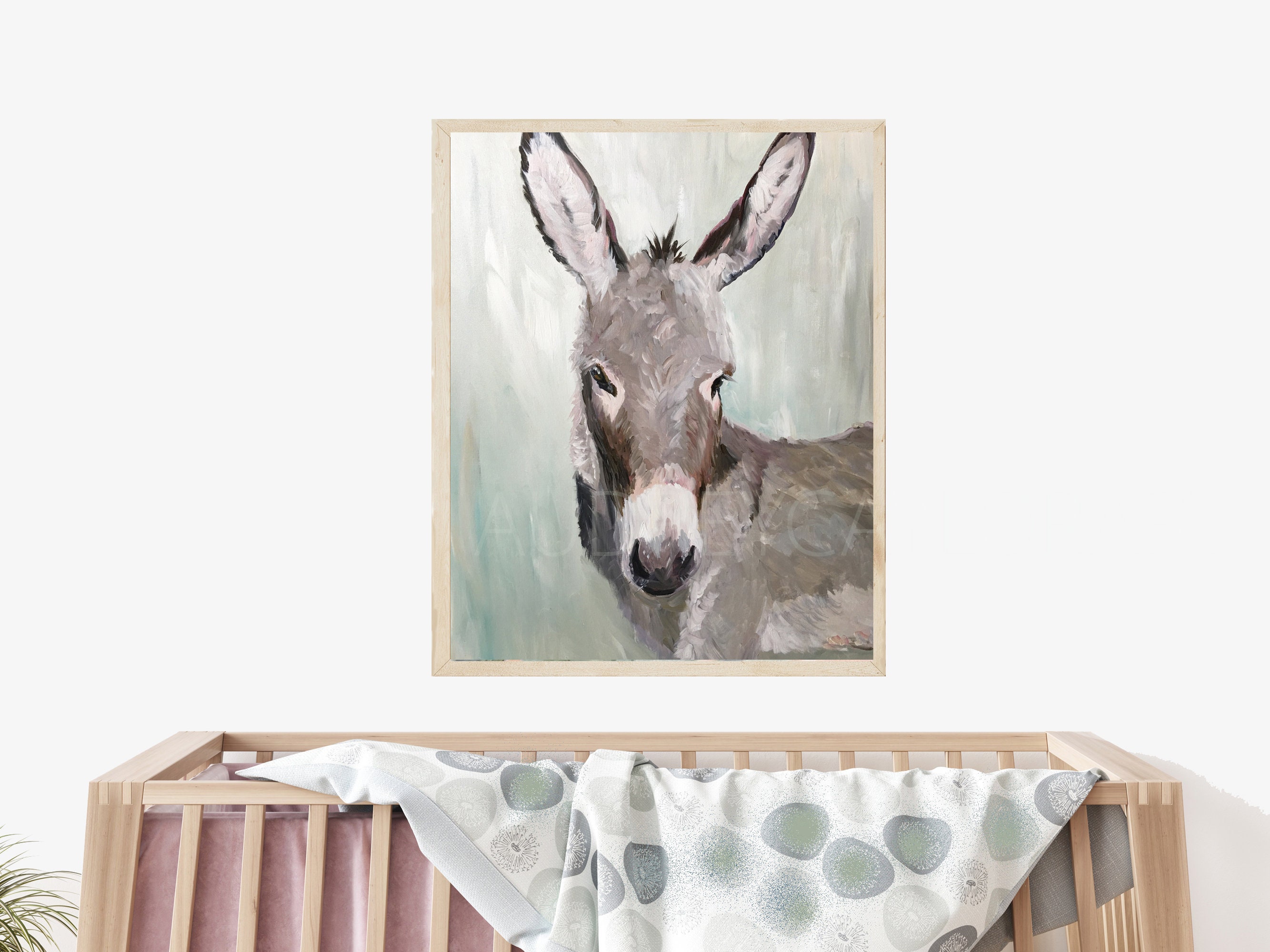Donkey Print Donkey Wall Art Donkey Wall Decor Donkey | Etsy
