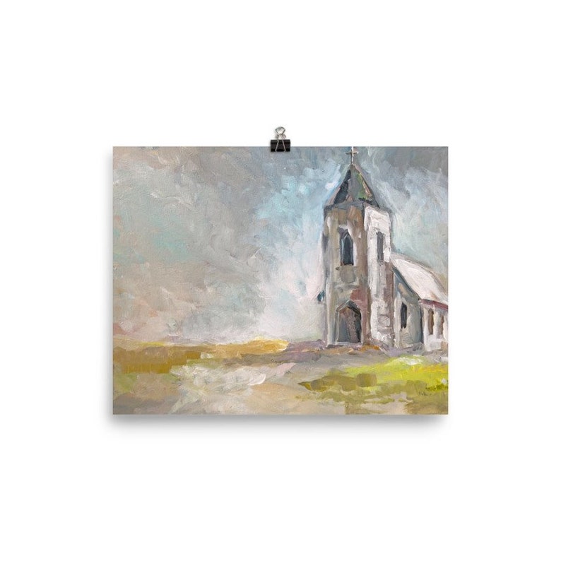 White Church Print Church Print Old Church Religious - Etsy