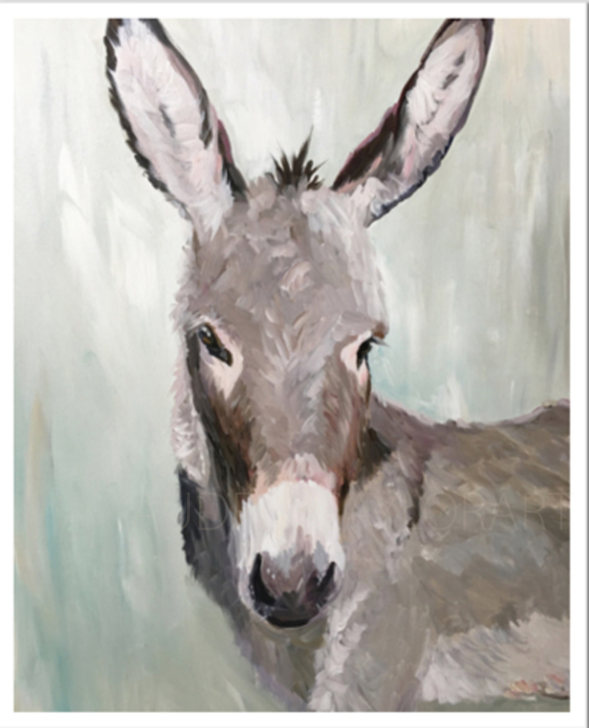 Donkey Print Donkey Wall Art Donkey Wall Decor Donkey | Etsy