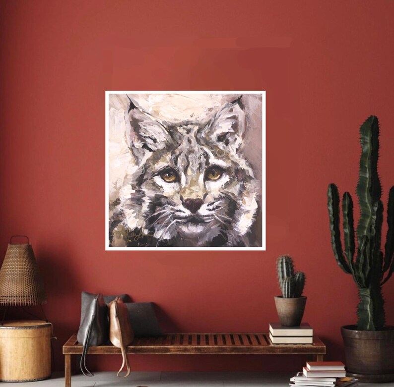 Bobcat Print Bobcat Artwork Bobcat Art Wildcat Art Big Cat - Etsy