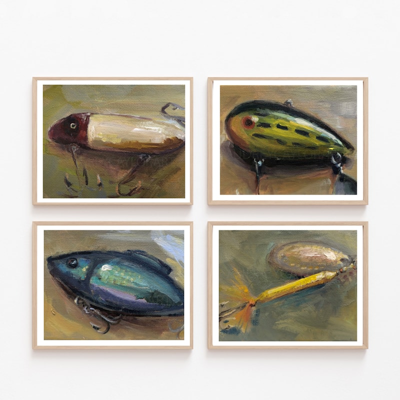 Fishing Lure Art - Etsy