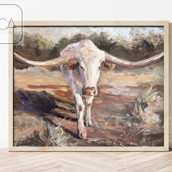 Longhorn Cattle - Etsy
