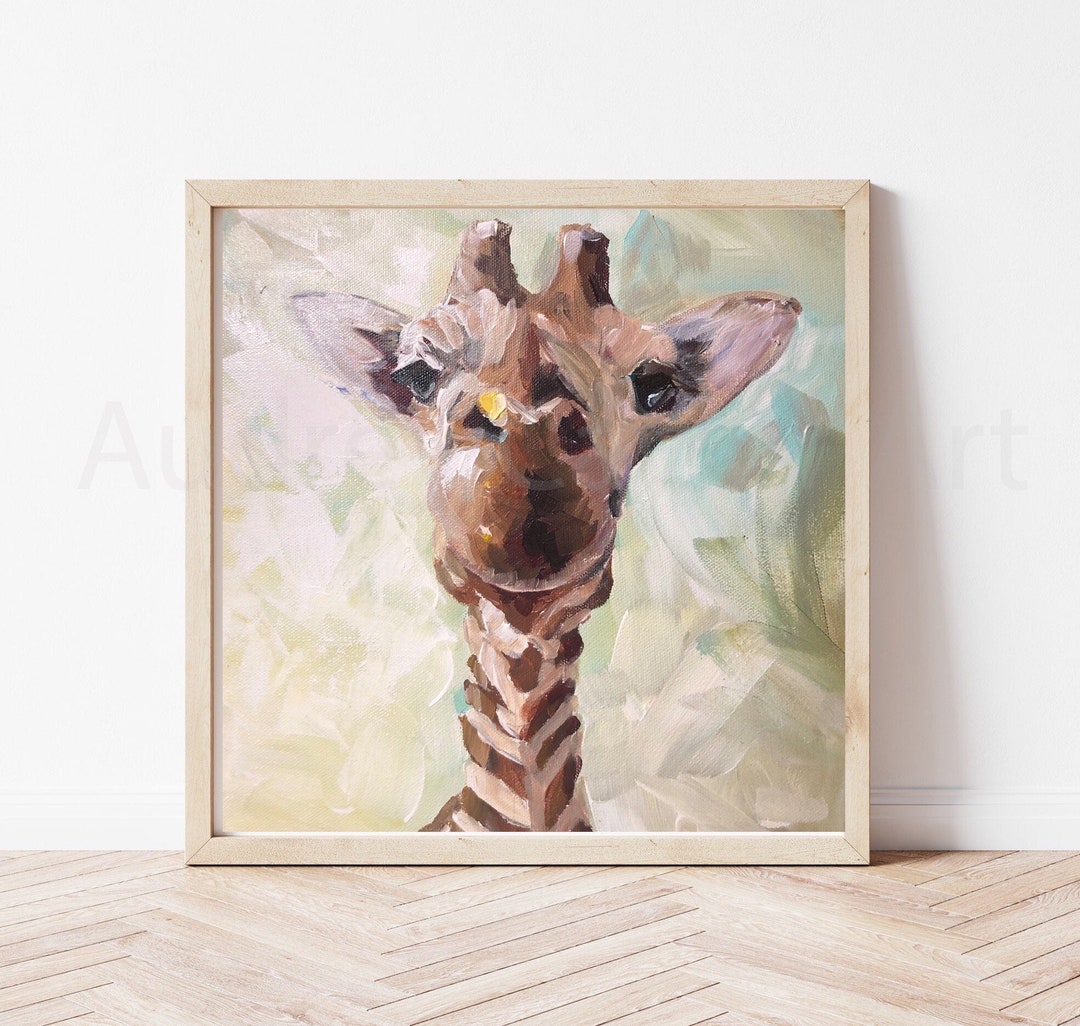 Baby Giraffe Print, Baby Giraffe Art, Nursery Art Baby Giraffe Art ...