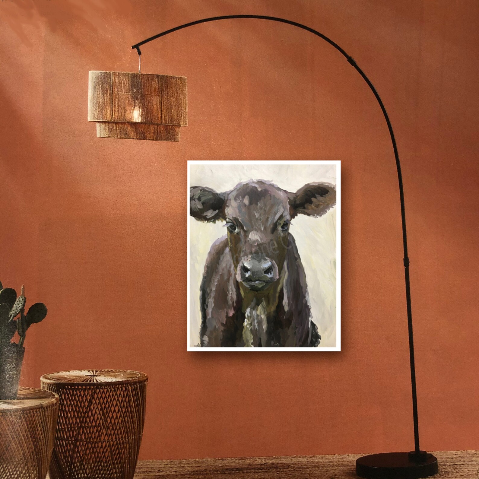 Angus Cow Angus Calf Print Nursery Calf Print Black Angus - Etsy