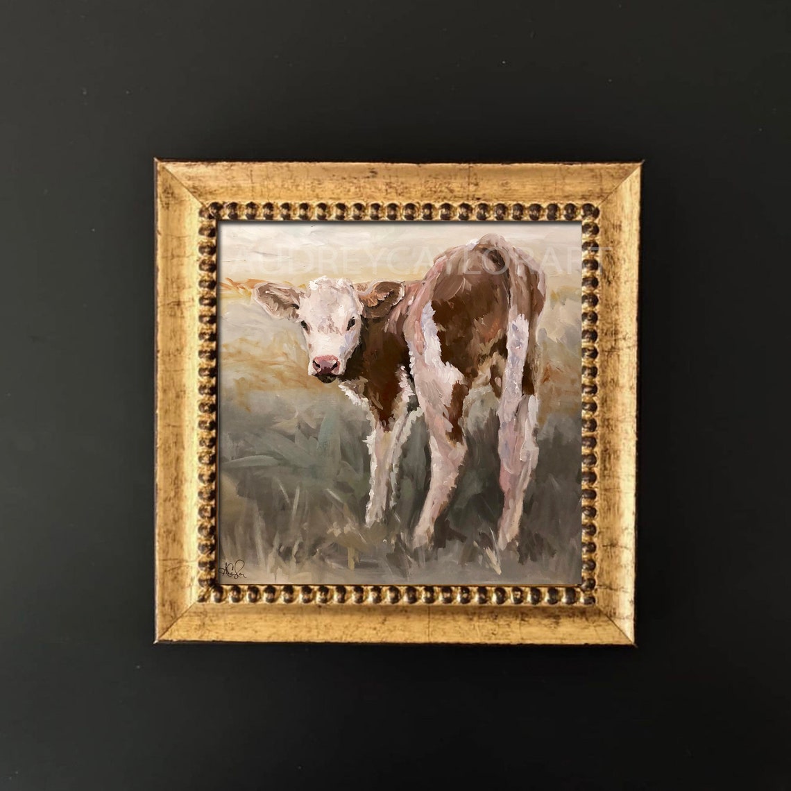 Wall Art Calf Print Baby Cow Print Nursery Print Western | Etsy