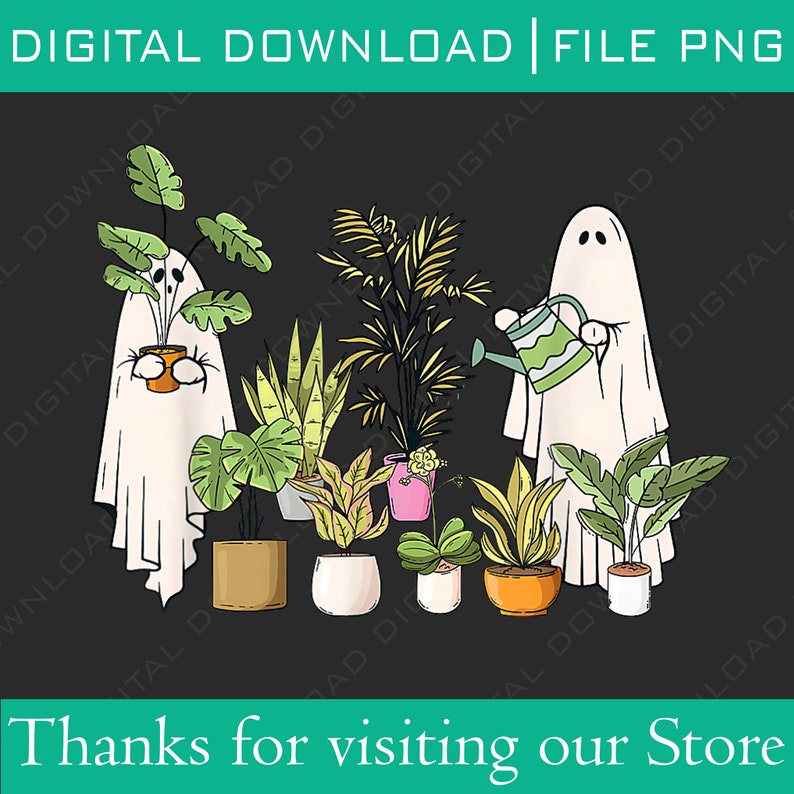 Ghost Plant Png Ghost Plant Lady Png Gardening Gift - Etsy