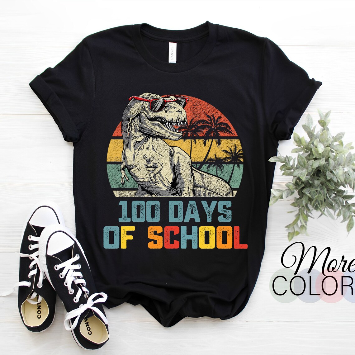 100 Days of School PNG, Dinosaur Kids 100th Days of School Png, 100 ...