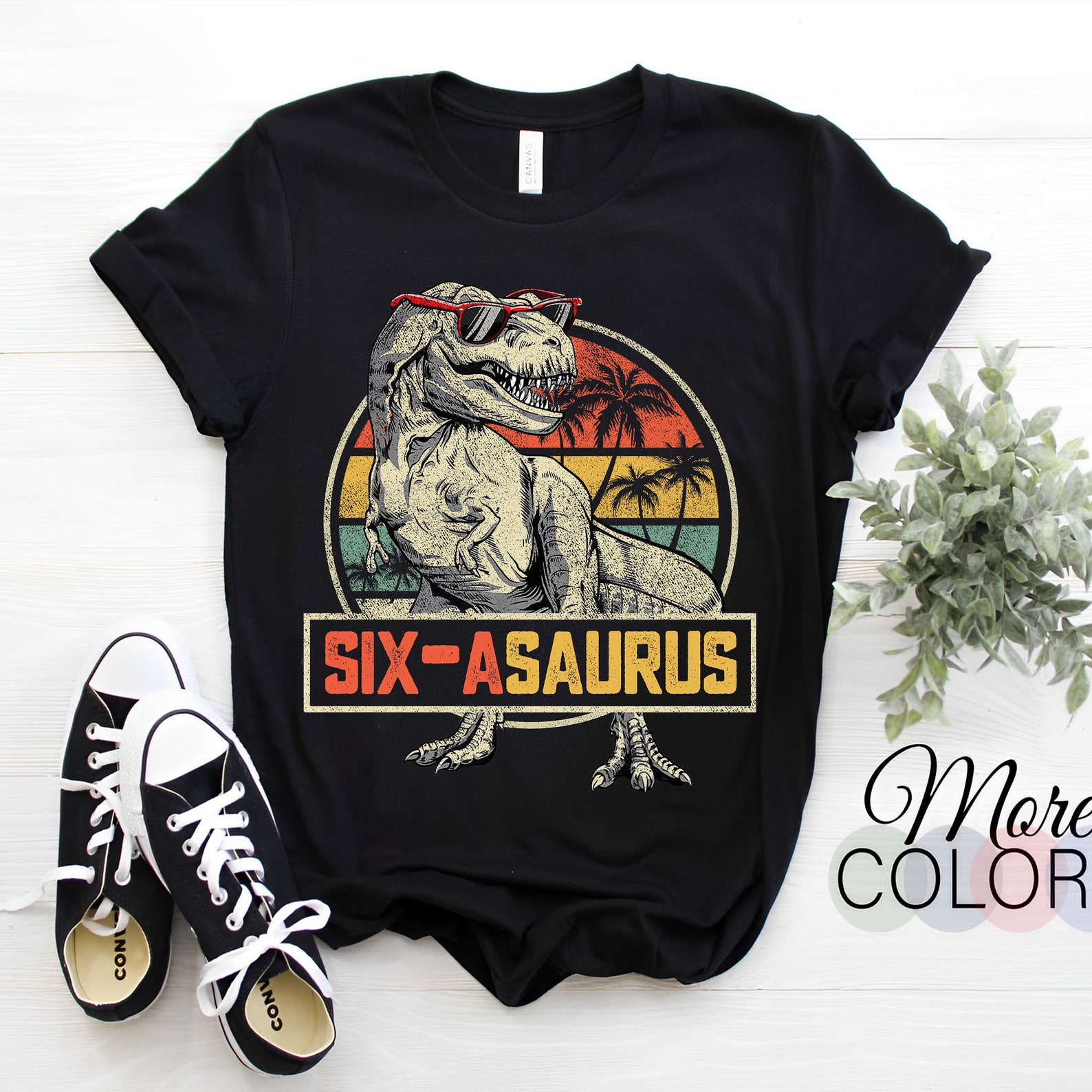 Six a Saurus Birthday T Rex Dino 6th Dinosaur Matching Png, 6th ...
