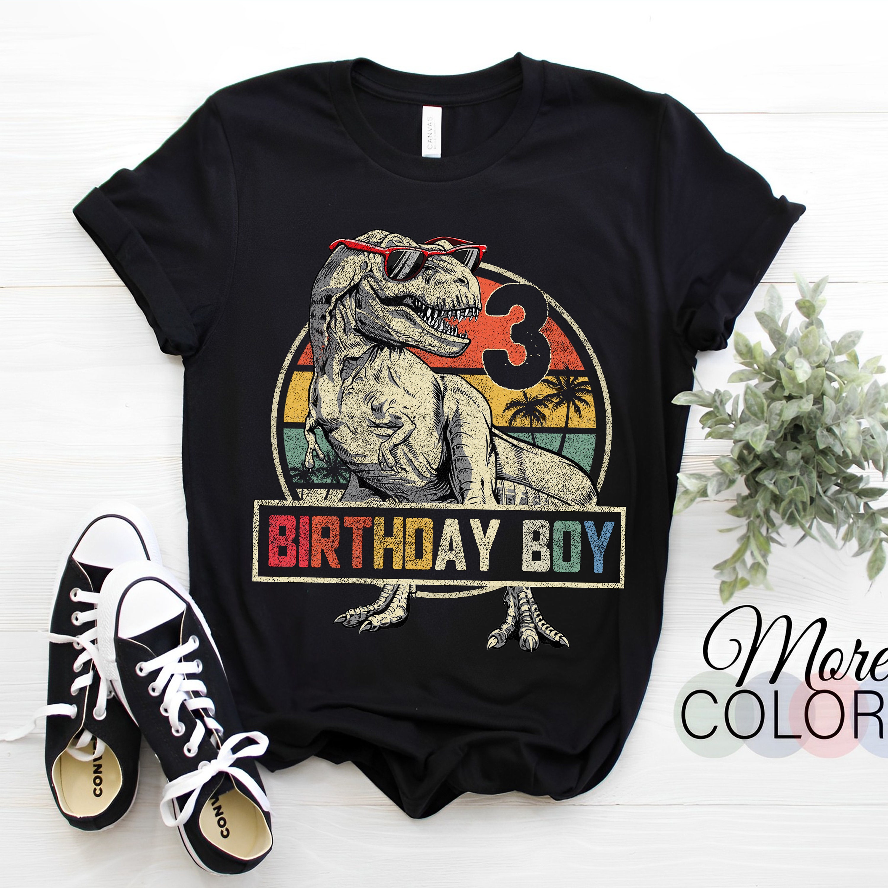 3rd Birthday Boy Dinosaur PNG, 3rd Birthday Boy T Rex Birthday Dinosaur ...