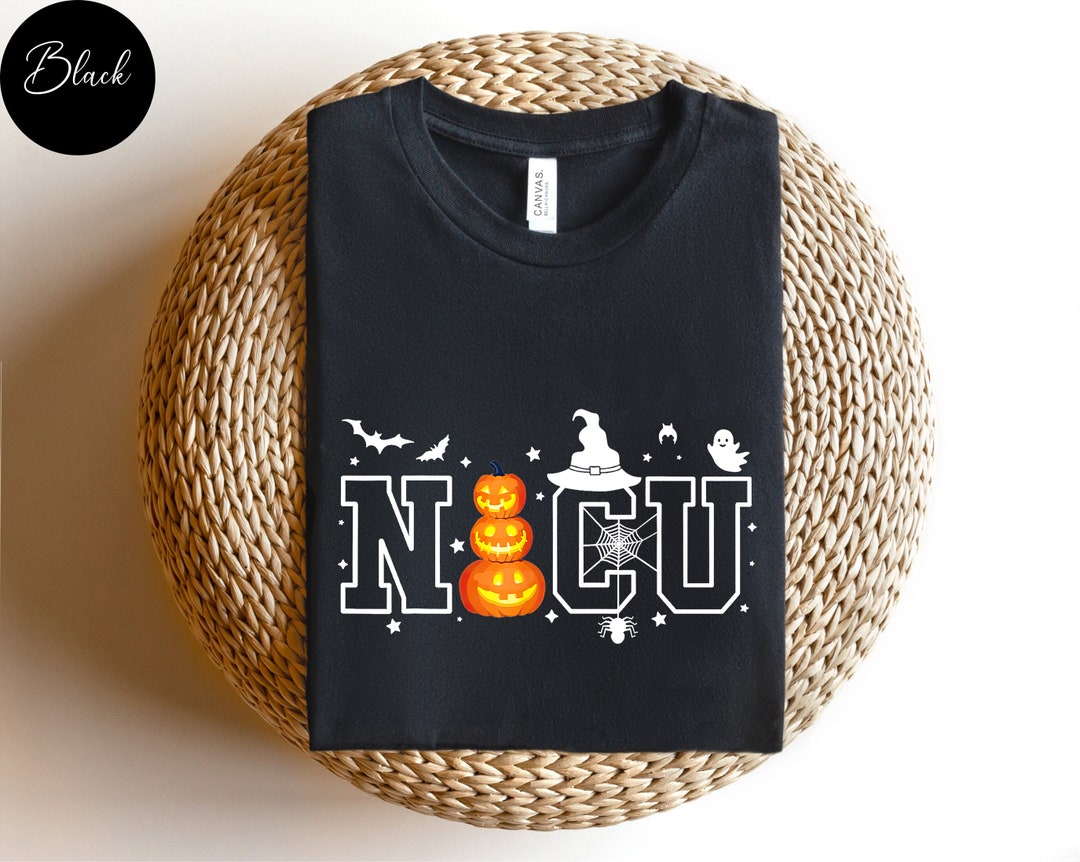 Nicu Nurse Shirt, Nicu Nurse Halloween Pumpkin Shirt, Nicu Nurse ...