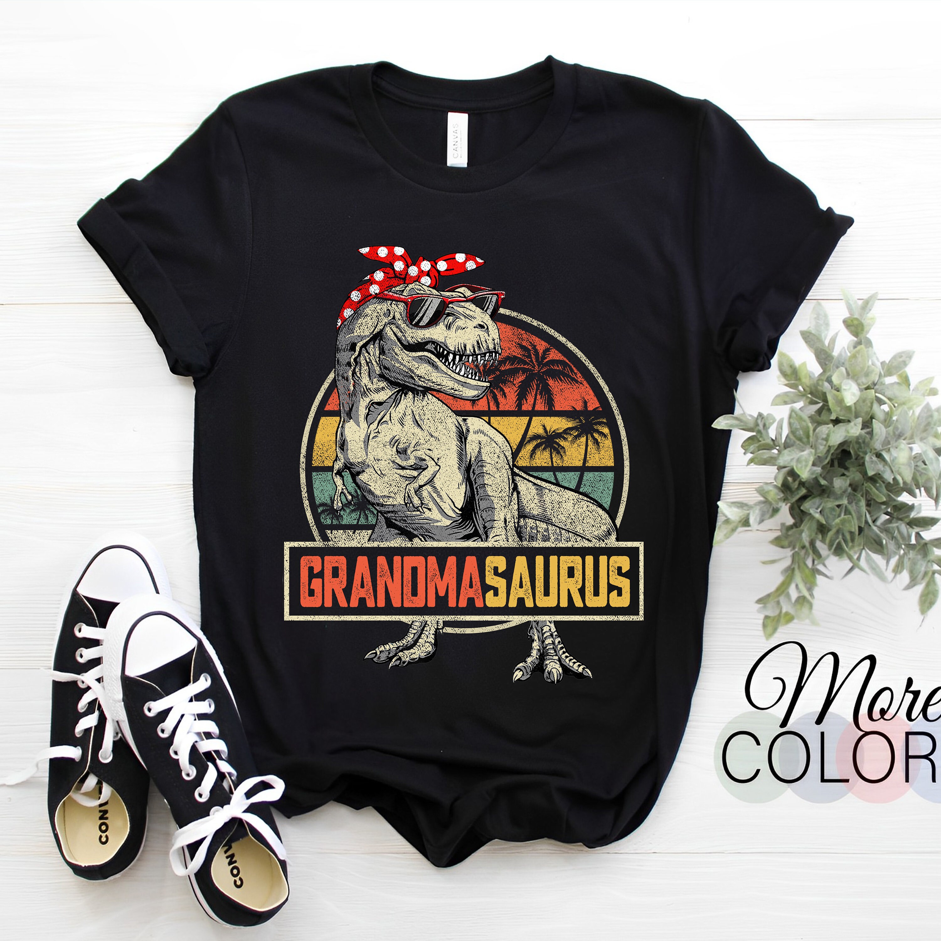 Grandmasaurus T Rex Dinosaur Grandma Saurus Family Matching - Etsy