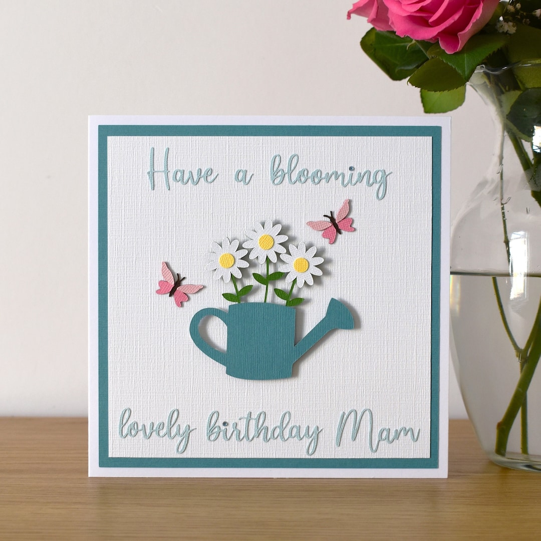 Gardening Birthday Card, Daisy Greetings Card, Cards for a Gardener ...
