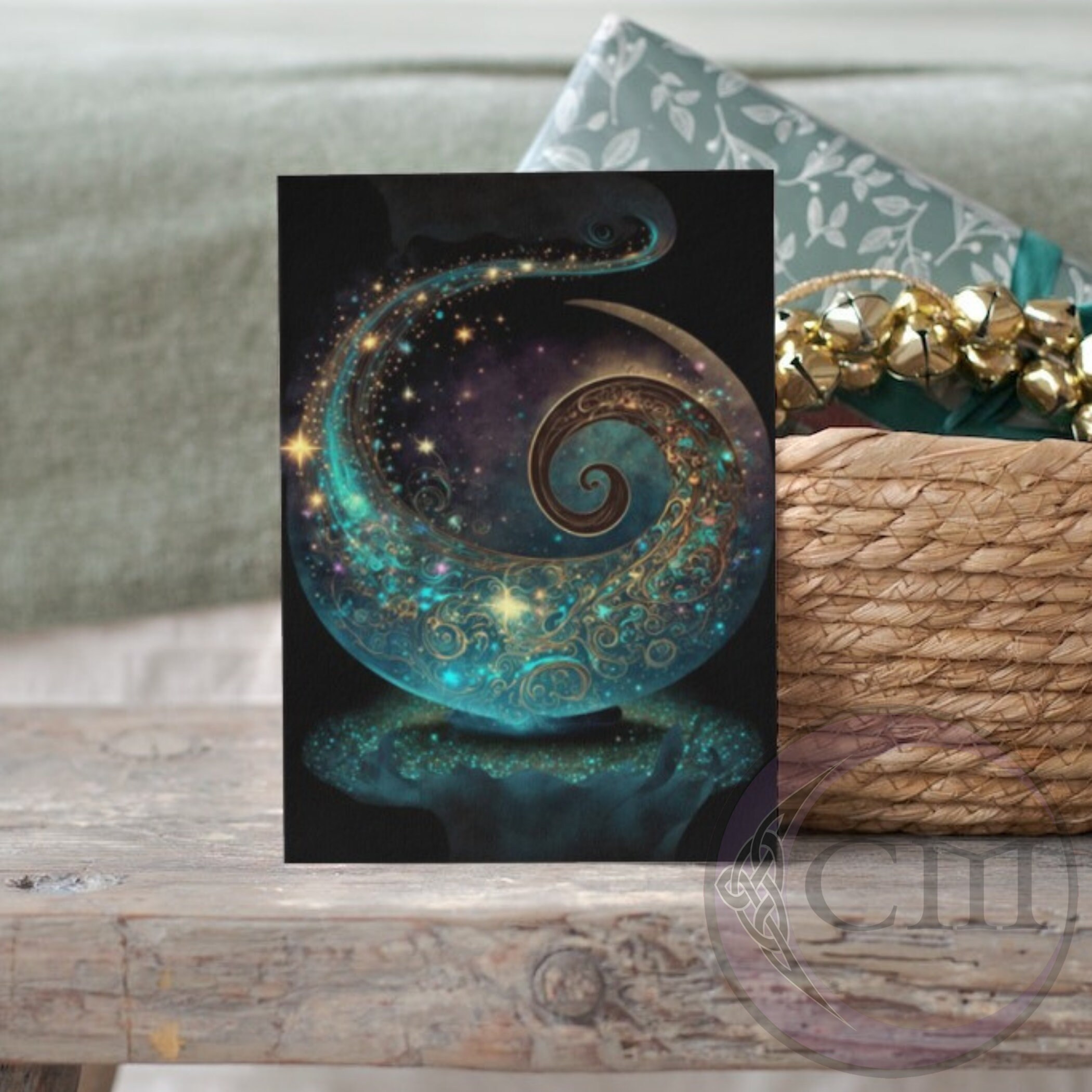 Magical Swirl Printable Card - Etsy