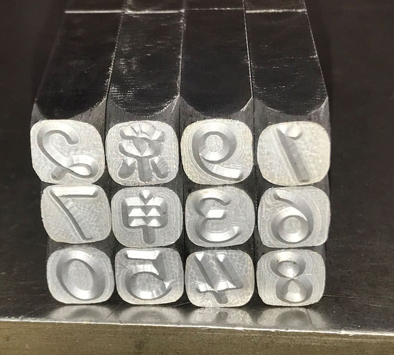Custom Steel Hand Stamps Custom Metal Marking Punches Hand - Etsy UK