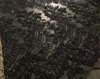 Embellished fabric | Etsy