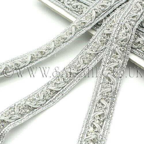 Metallic Silver Color Lace Trim 1 Yard 36 Inch for Bridal | Etsy