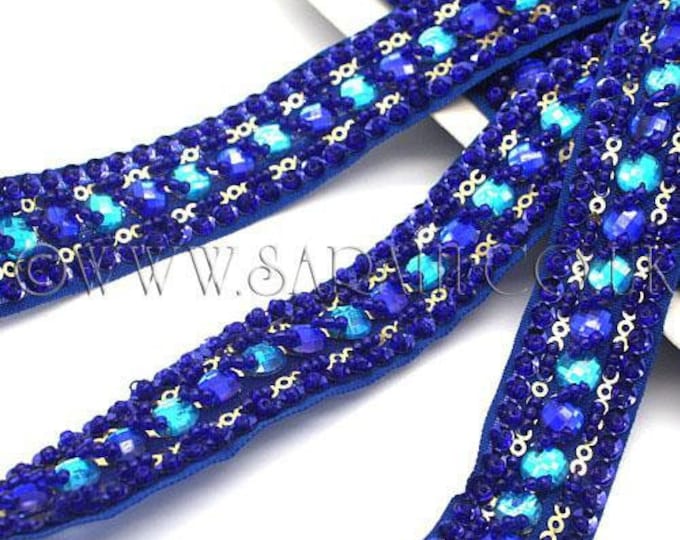 LIGHT BLUE Floral Trim - Etsy