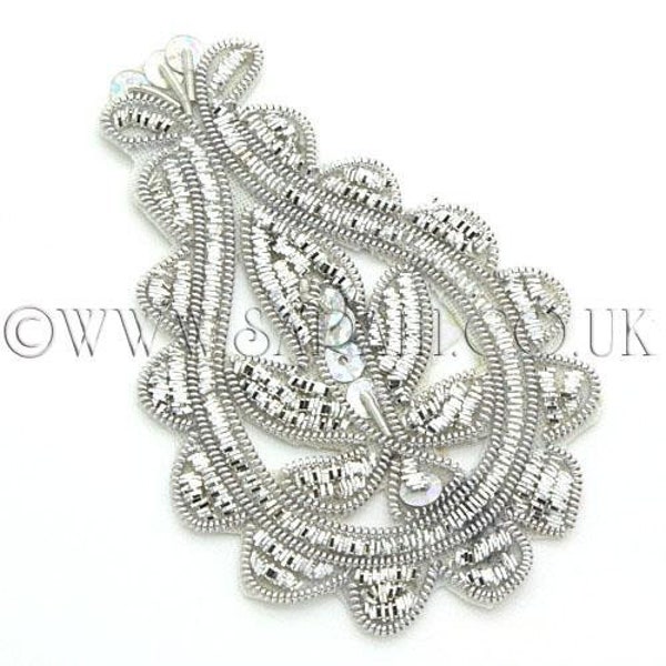 Silver Teardrop - Etsy