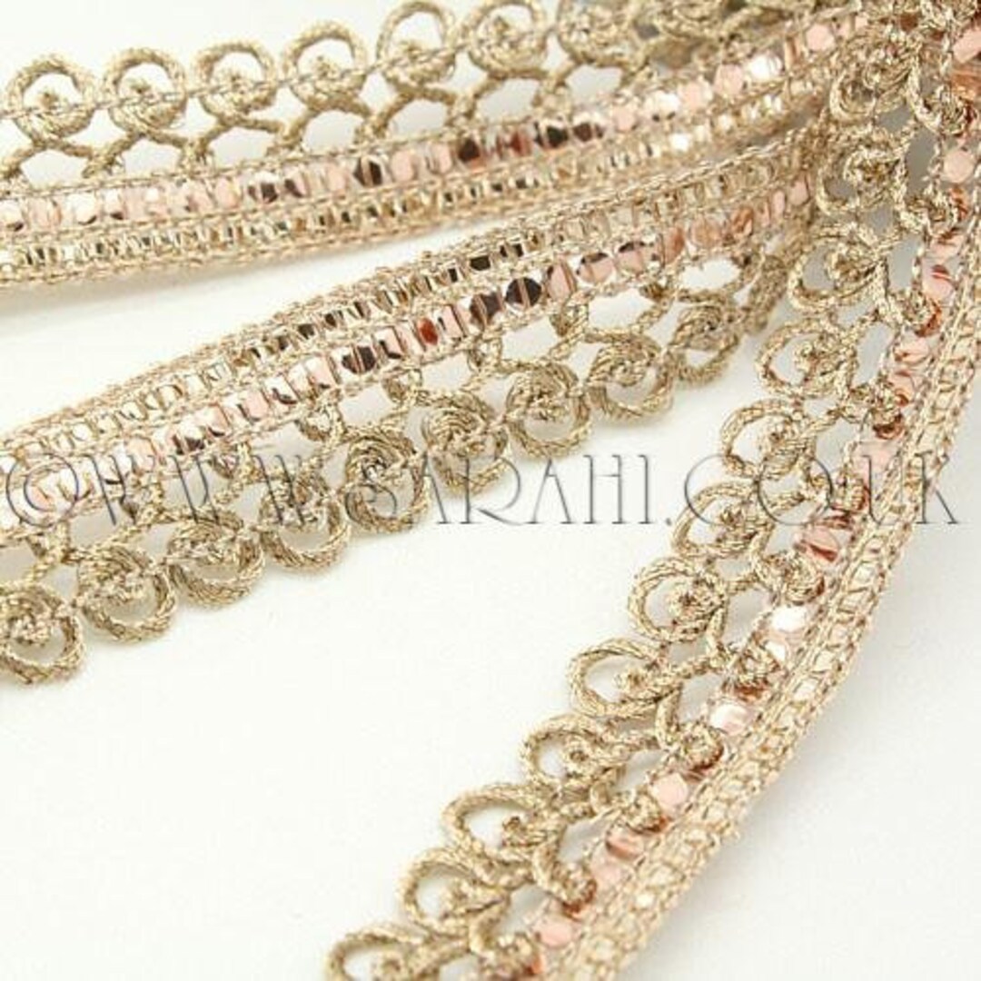 BRONZE SWIRL METALLIC Trim - Etsy