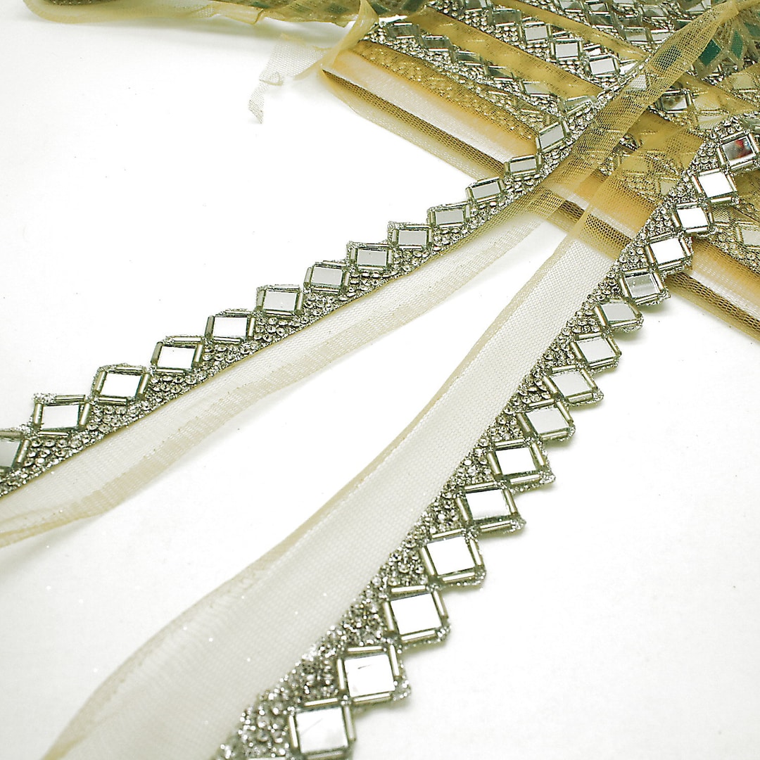 SILVER MIRROR Trim - Etsy