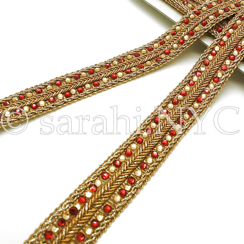 Rhinestone Trim - Etsy