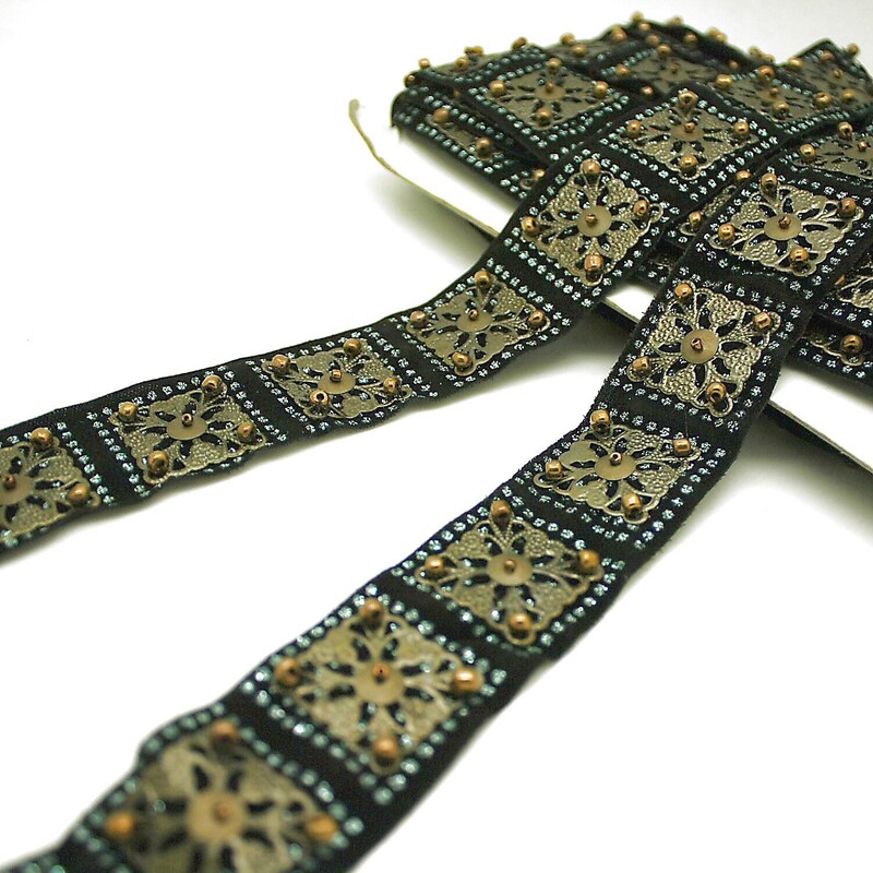 Beaded Velvet Fabric - Etsy
