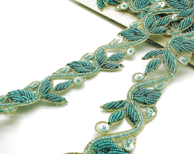LIGHT BLUE Floral Trim - Etsy