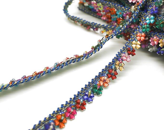 MULTICOLOR FLORAL Edging Trim - Etsy