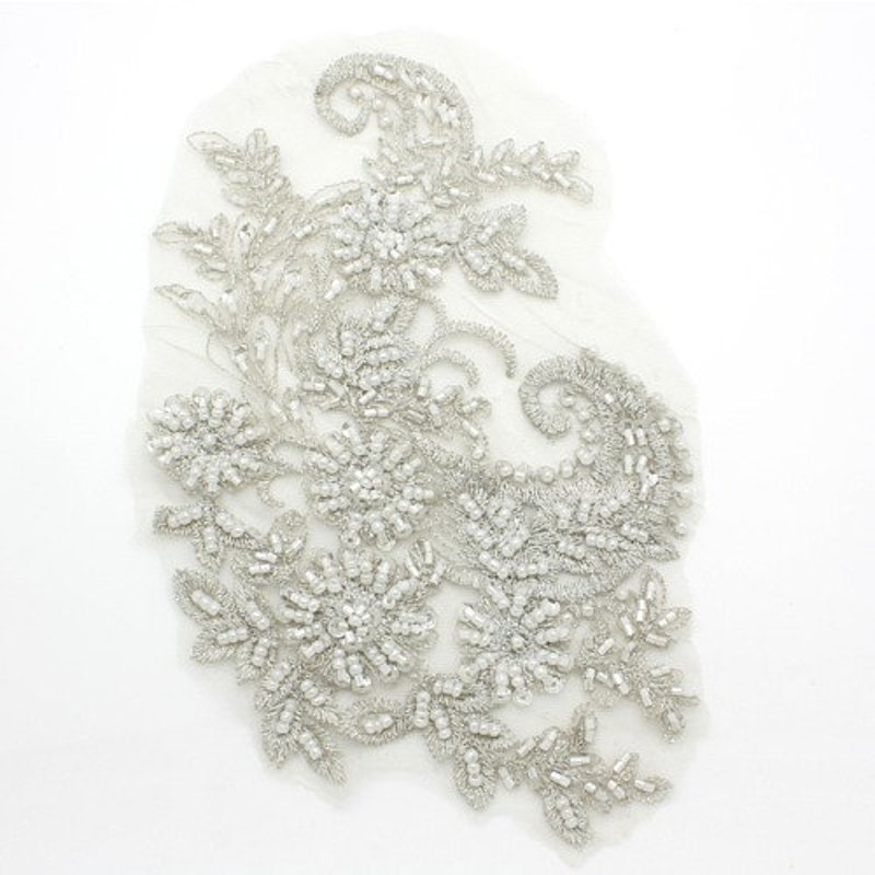 White Applique - Etsy
